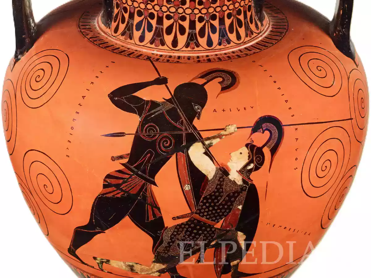 Aquiles Y Pentesilea: Ánfora Magistral